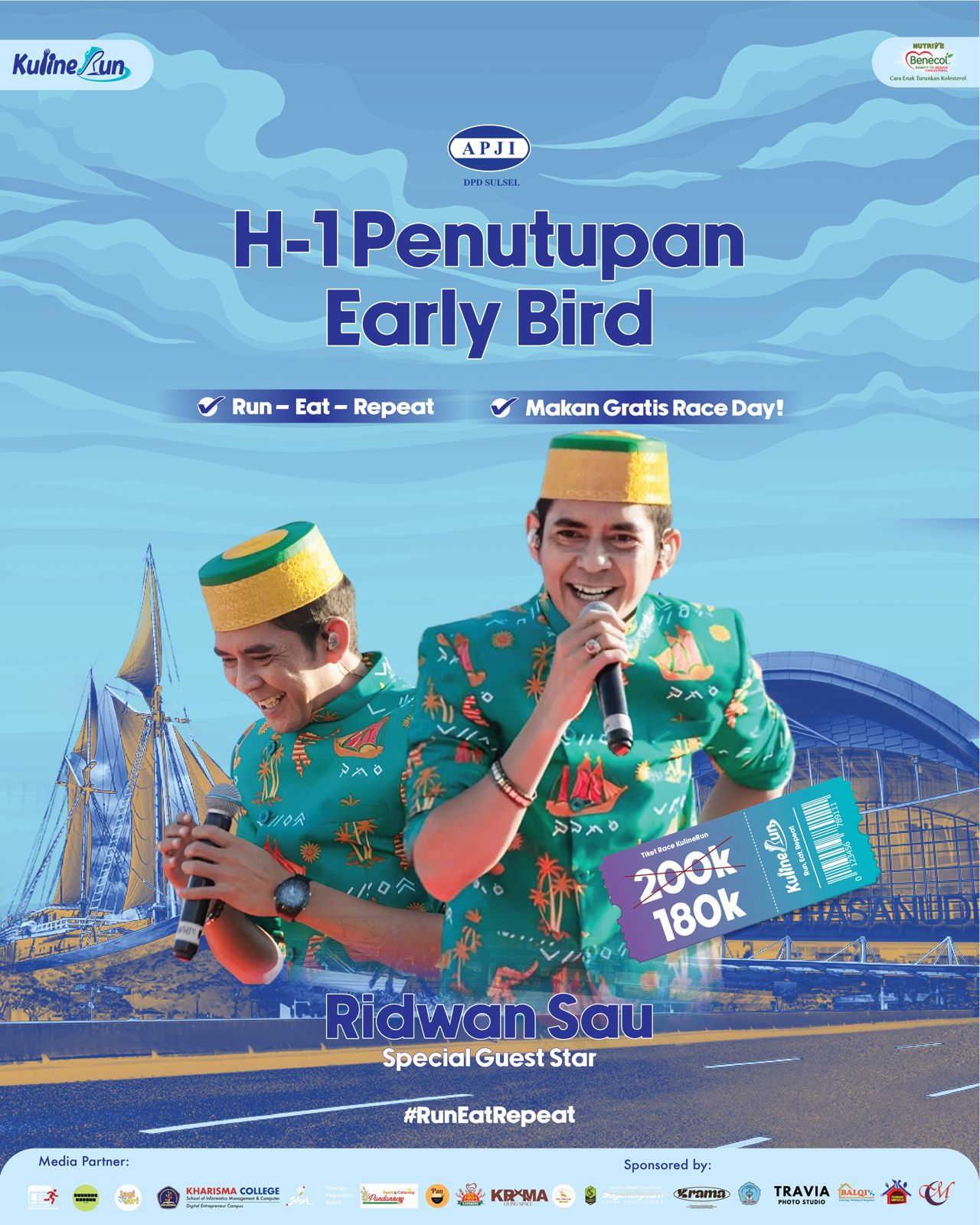 5 Hari Menuju Penutupan Early Bird Kulinerun 2024: Kolaborasi Seru APJI ...